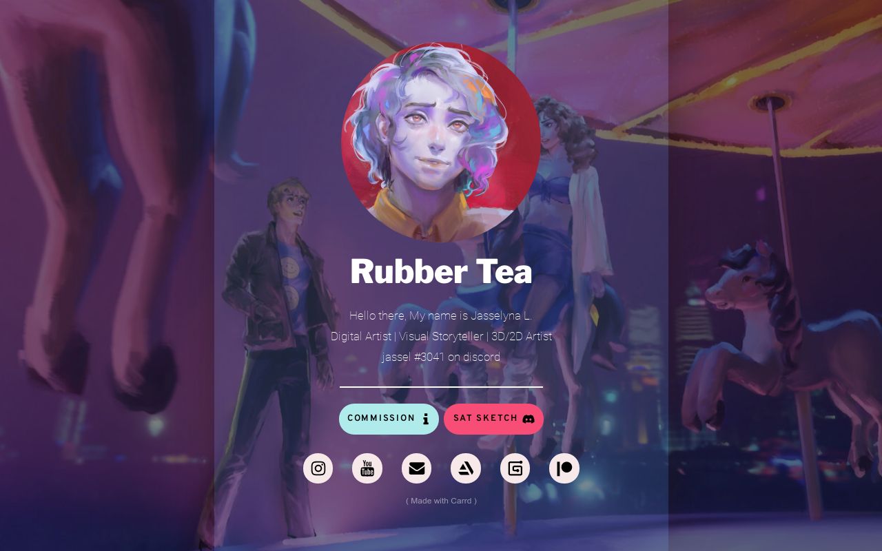 Rubber tea artist / Jasselyna L.